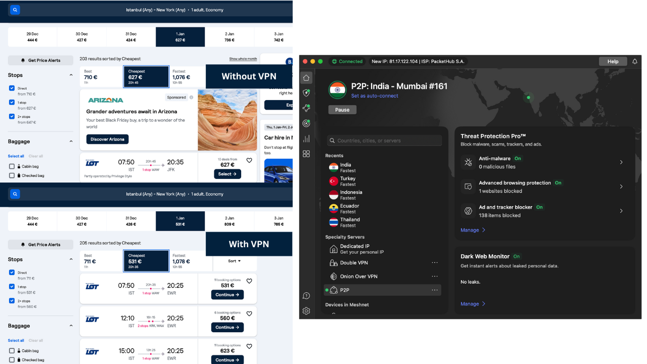 Cheapest Country to Book Flights From Using a VPN in 2026