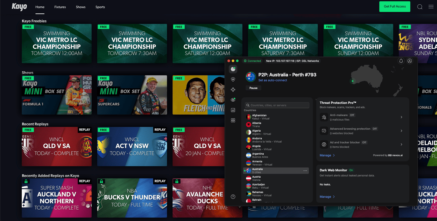 How to watch Kayo overseas: the best VPNs for Kayo in 2026