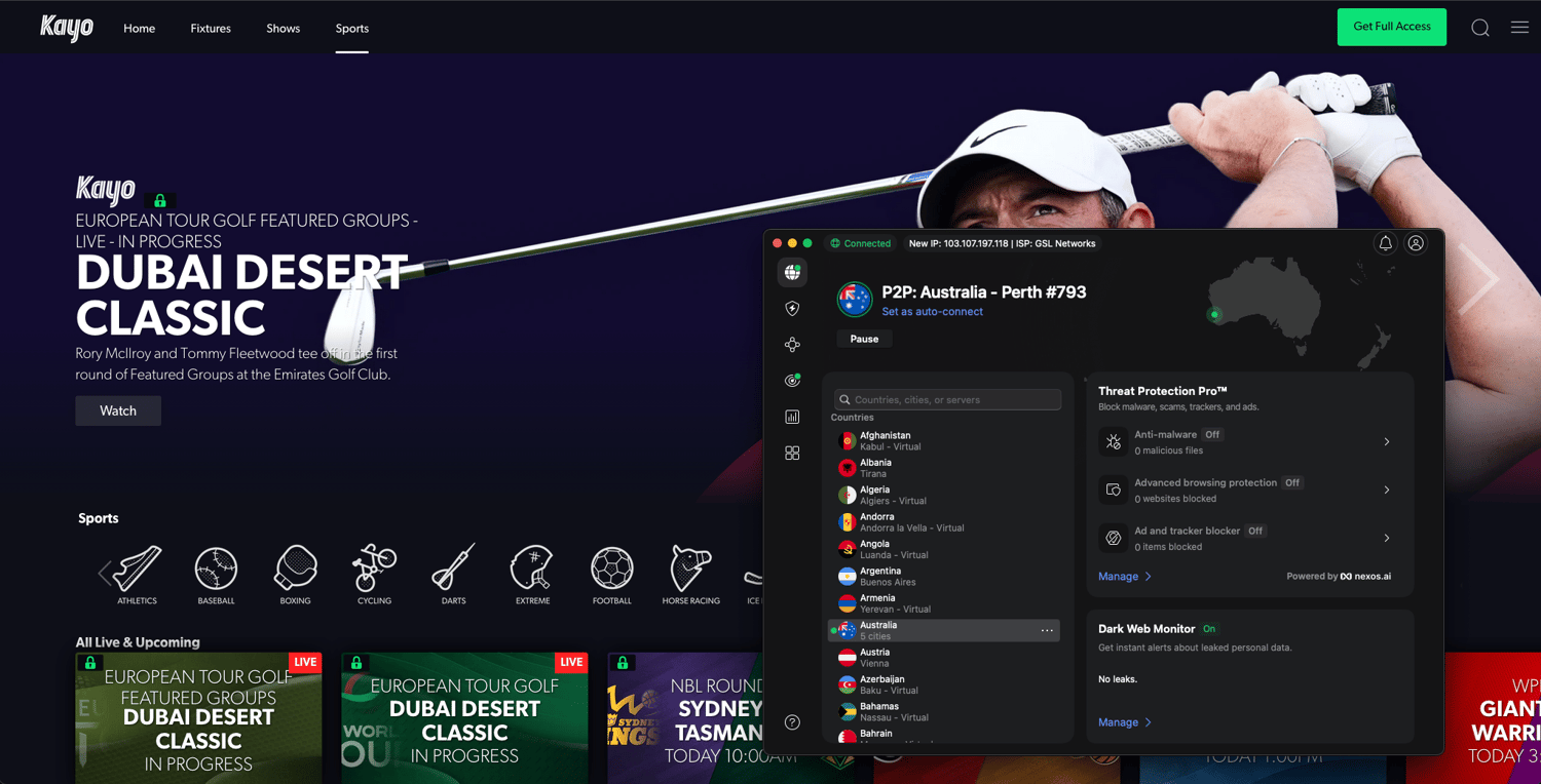 How to watch Kayo overseas: the best VPNs for Kayo in 2026